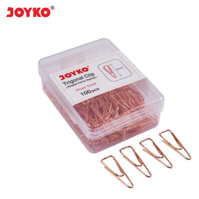 Jual TRIGONAL CLIP JOYKO NO. 3 RG | PAPER CLIP | KLIP KERTAS | PENJEPIT ...