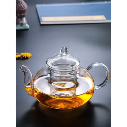 Jual Teko Kaca Teh 400 Ml - Clear Glass Kettle Tea - Saringan Teh _Art ...