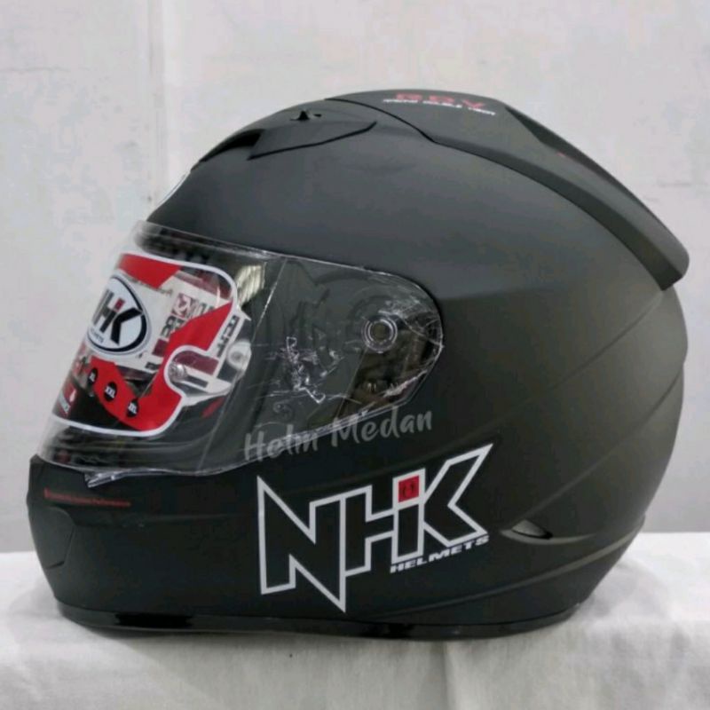 Jual Helm NHK GP 1000 Original Polos Black Doff | Shopee Indonesia