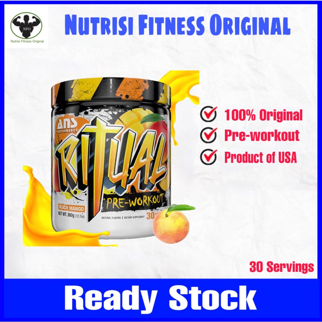 Jual ANS Ritual Pre Workout 30 Servings Preworkout | Shopee Indonesia