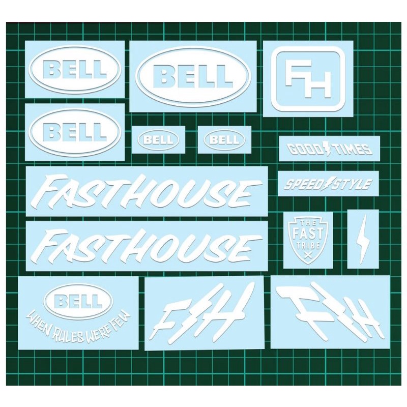 Jual STICKER HELM BELL FASTHOUSE STICKER CUTTING | Shopee Indonesia