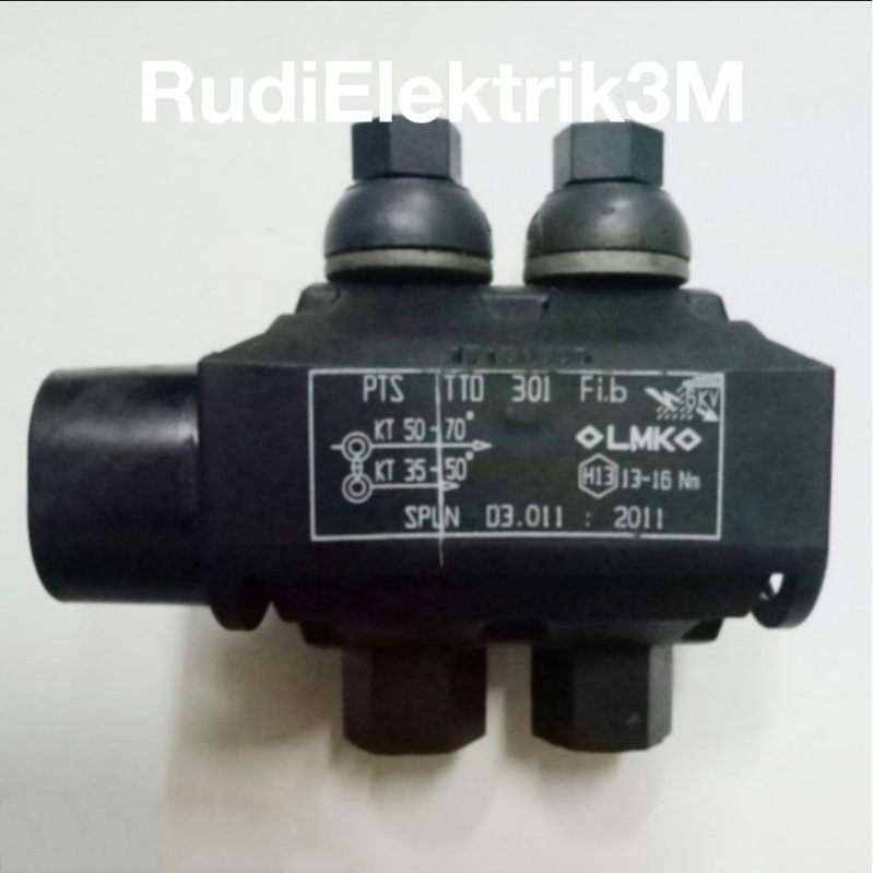 Jual Tap Konektor Kabel Listrik PLN Hitam Kedap Air Sicamindo 2 baut ...