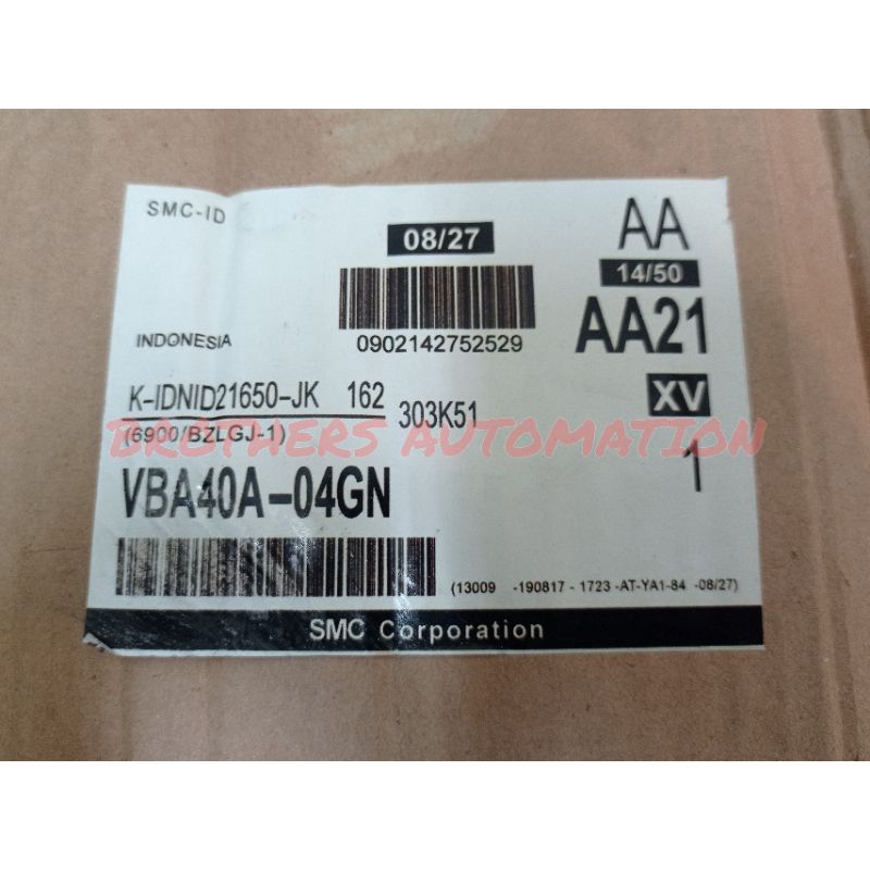 Jual Booster Regulator VBA40A-04GN SMC | Shopee Indonesia