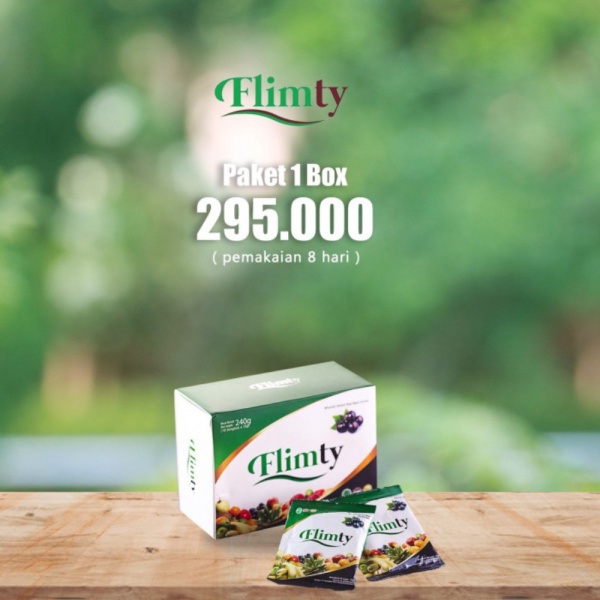 Jual FLIMTY 1 BOX Minuman Fiber Pelangsing Penurun Berat Badan Detox ...