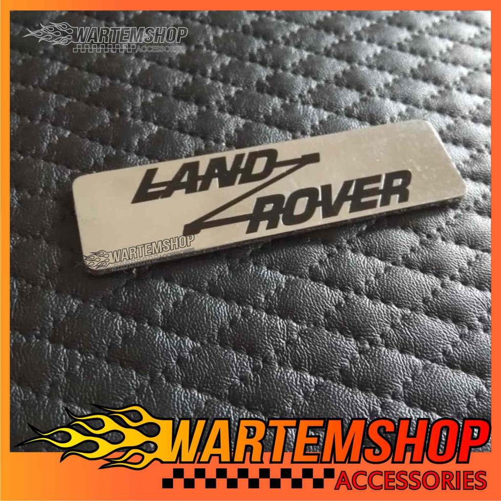 Jual EMBLEM MOBIL STAINLESS MINI LAND ROVER | Shopee Indonesia