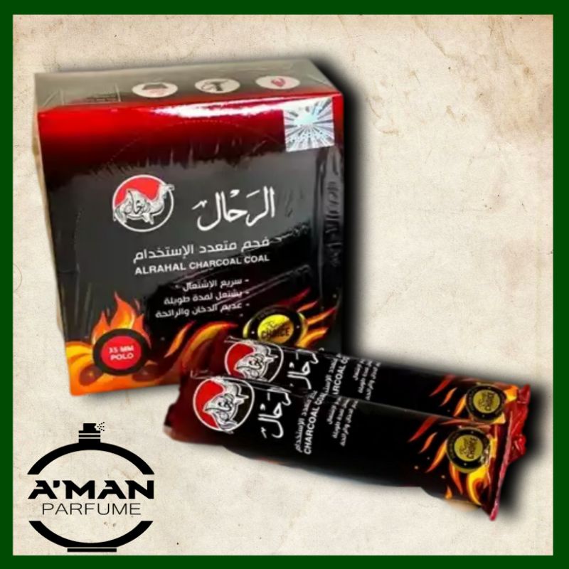 Jual ARANG MAGIC CHARCOAL AL RAHAL BRIKET BUKHUR ISI 10 arang dupa ...
