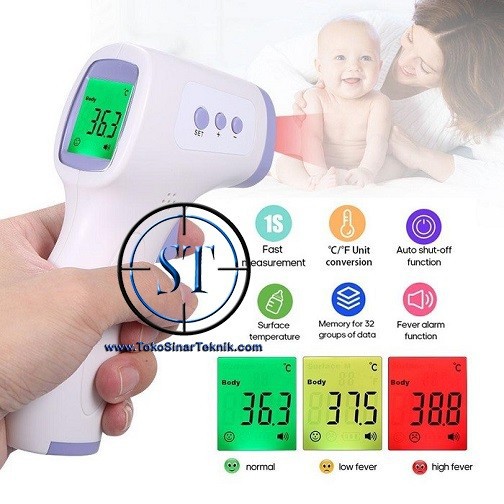 Jual Thermometer Infrared Non Contact Termometer Tembak Suhu Tubuh ...