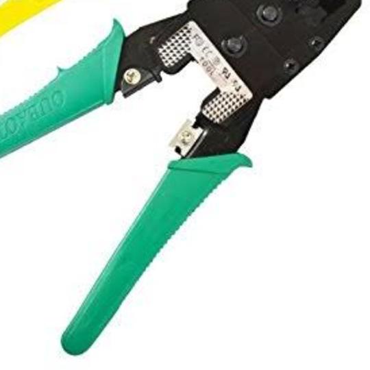 Jual Crimping Tool Triple RJ-45 RJ-11 Cutter / Crimping Tools 3 Hole ...