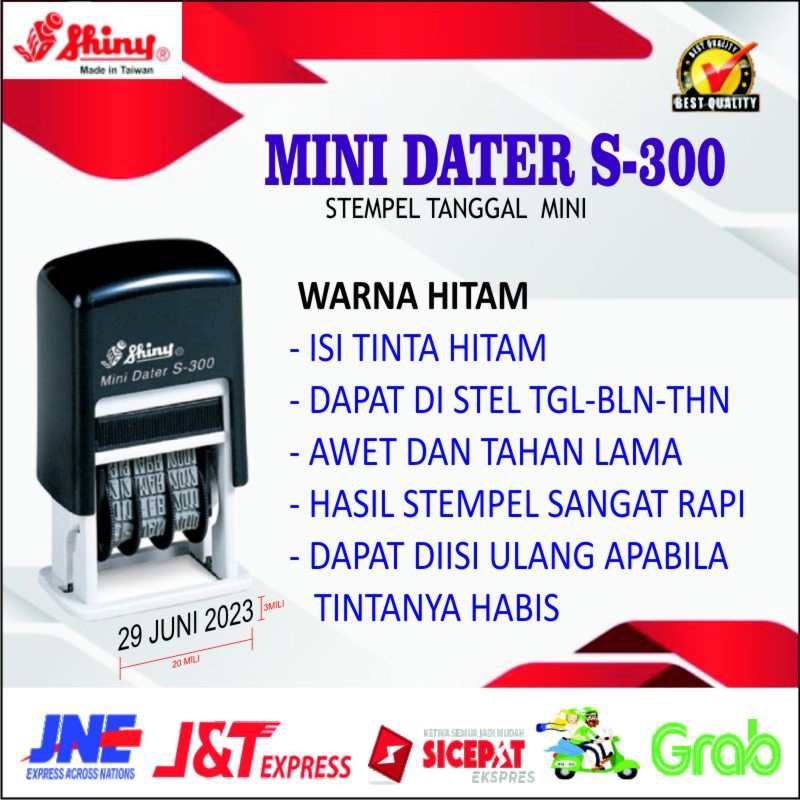 Jual SETEMPEL STEMPEL CAP TANGGAL KANTOR TOKO SHINY RETURE EXPIRED DATE ...