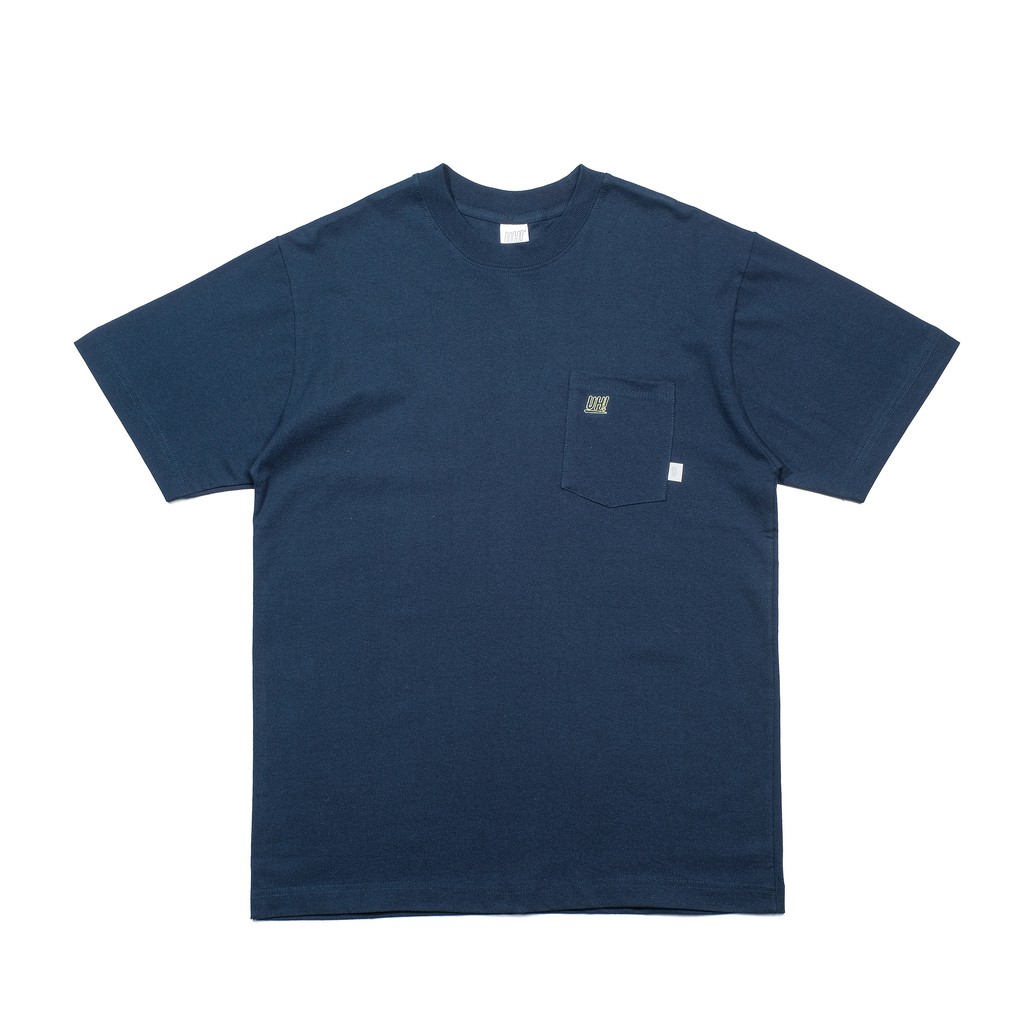 Jual UH! Heavyweight Cotton 16s Pocket Tees Navy | Shopee Indonesia