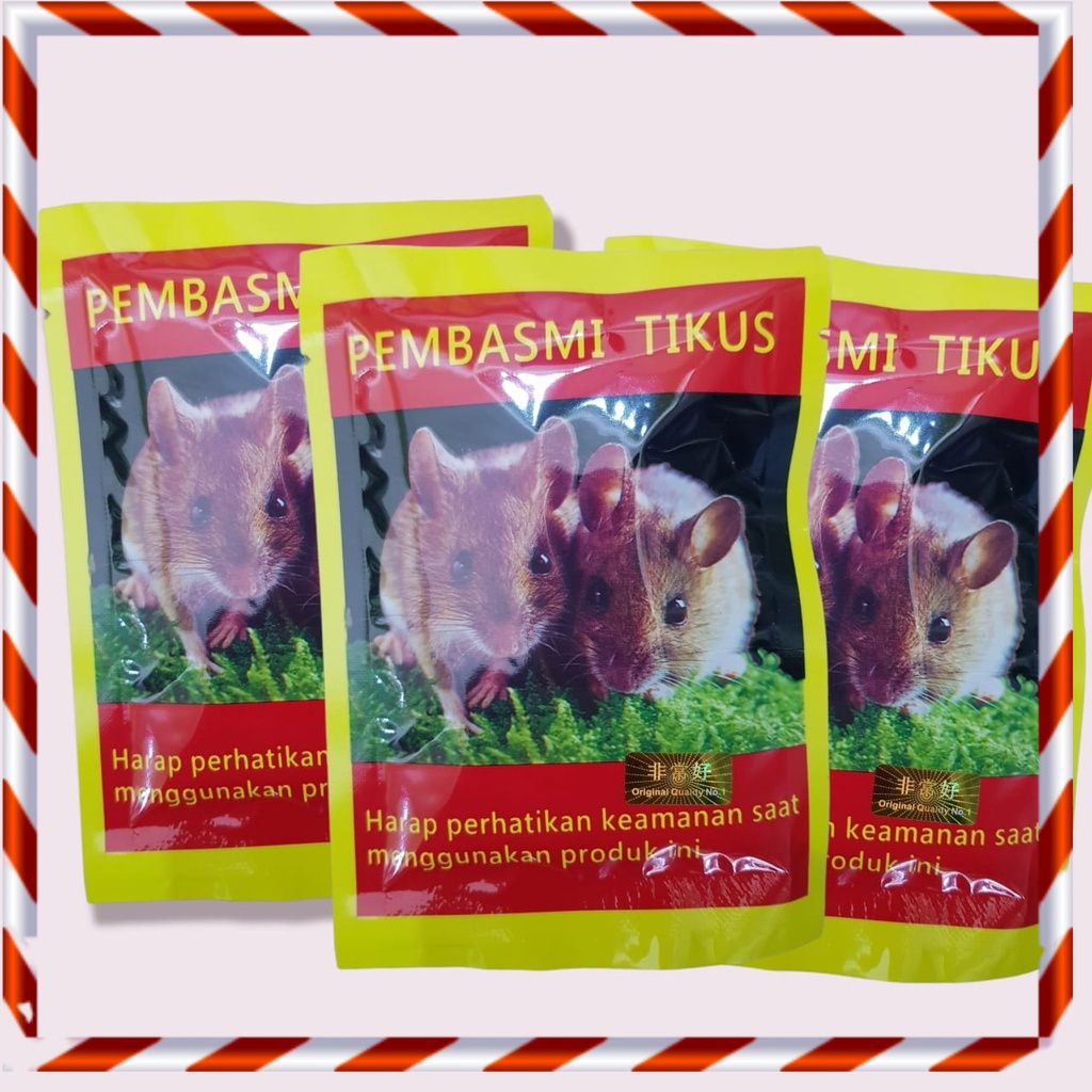Jual Pembasmi Tikus Racun Tikus mati ditempat isi beras merah dan kulit ...