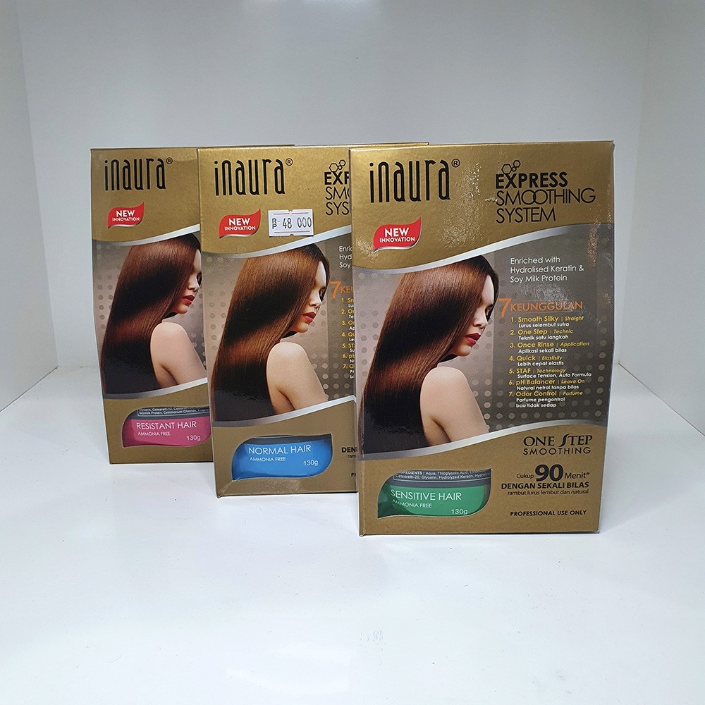 Jual Inaura One Step Express Smoothing System 130ML BPOM | Shopee Indonesia