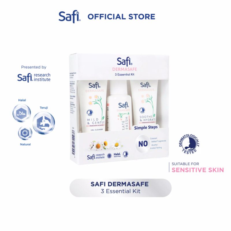 Jual Safi Dermasafe 3 essential kit | Shopee Indonesia