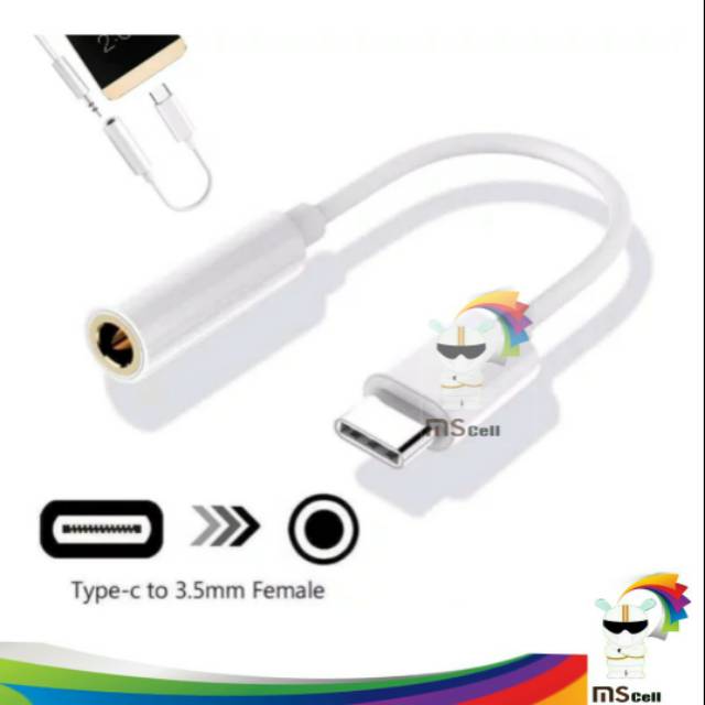 Jual Converter Type C handset Jack Audio - Penghubung Headset Tipe C Ke ...