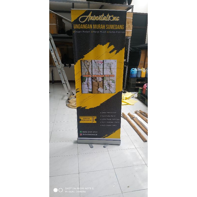 Jual STAND STAN STANDING RANGKA ROLL ROL UP BANNER BANER BENNER ALUMUNIUM Ukuran 60X160 cm ...