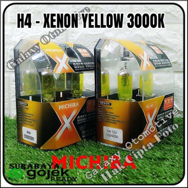 Jual Lampu Bohlam Xenon Halogen Yellow - MICHIBA | Shopee Indonesia