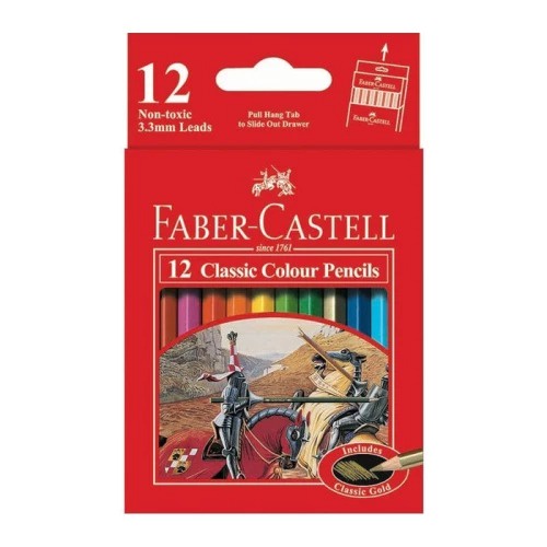 Jual Faber Castell Classic Colour Pencils Set 12 | Shopee Indonesia
