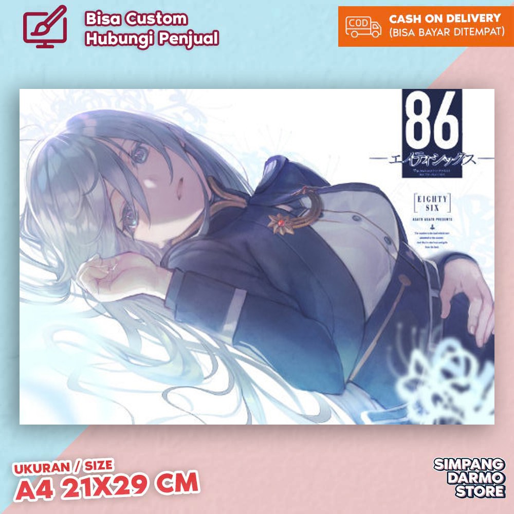 Jual Poster 86 EIGHTY-SIX Shin Undertaker Lena Vladilena Milizé Ukuran ...
