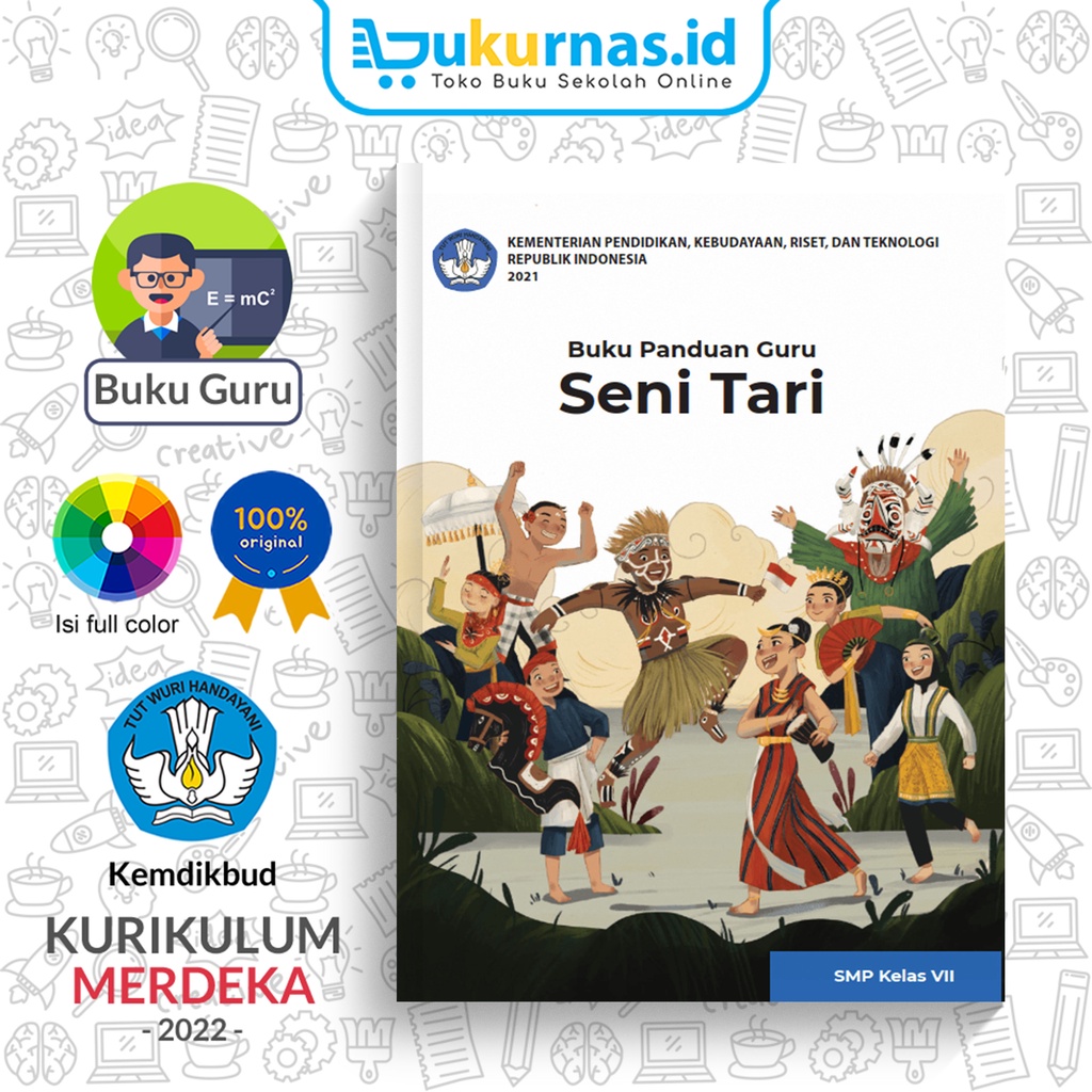 Jual Buku Panduan Guru Seni Tari SMP/MTS Kelas 7 K-Merdeka Sekolah Penggerak | Shopee Indonesia