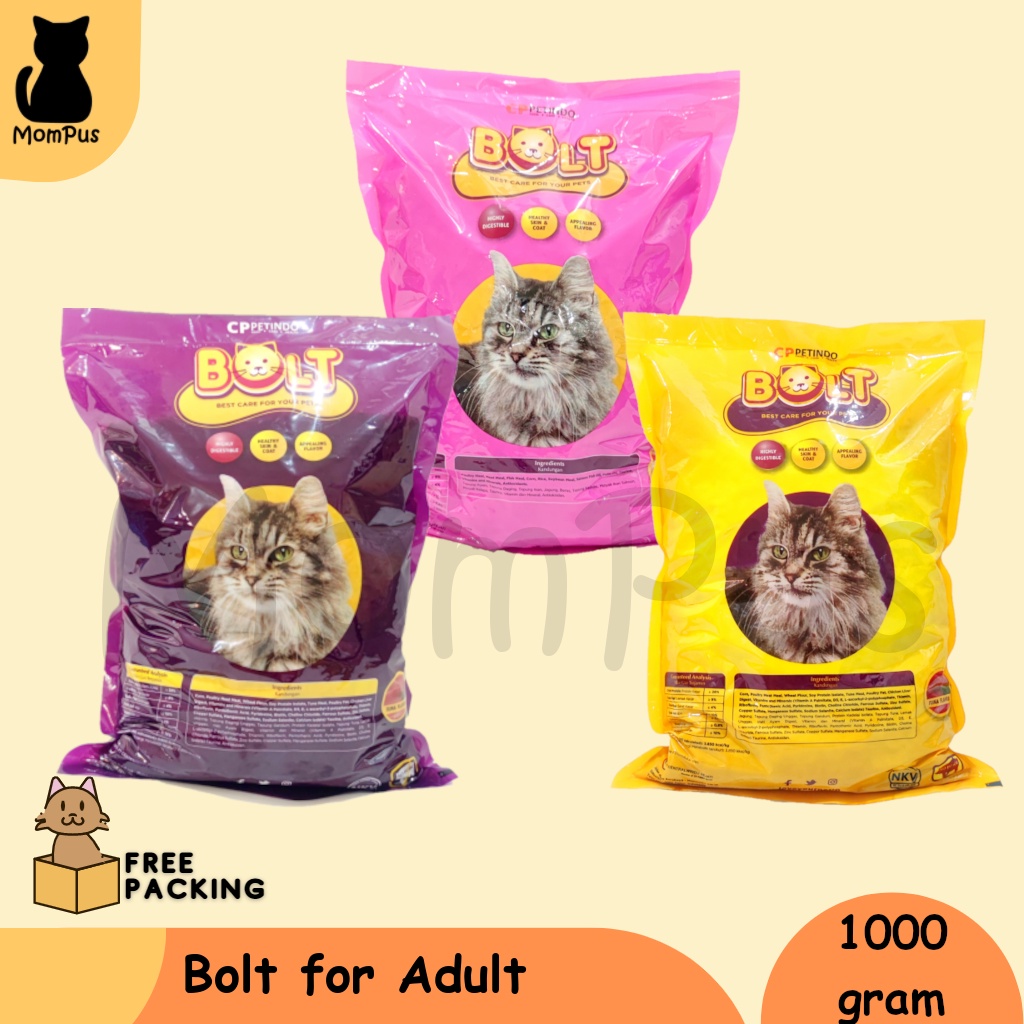 Jual Bolt 800gr Dry Food Makanan KUCING Kering | Shopee Indonesia