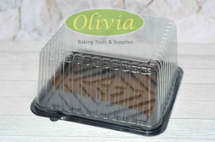 Jual Box Mika Tart Kotak CT 280 / Tempat Kue Bolu Ukuran 28 cm | Shopee ...