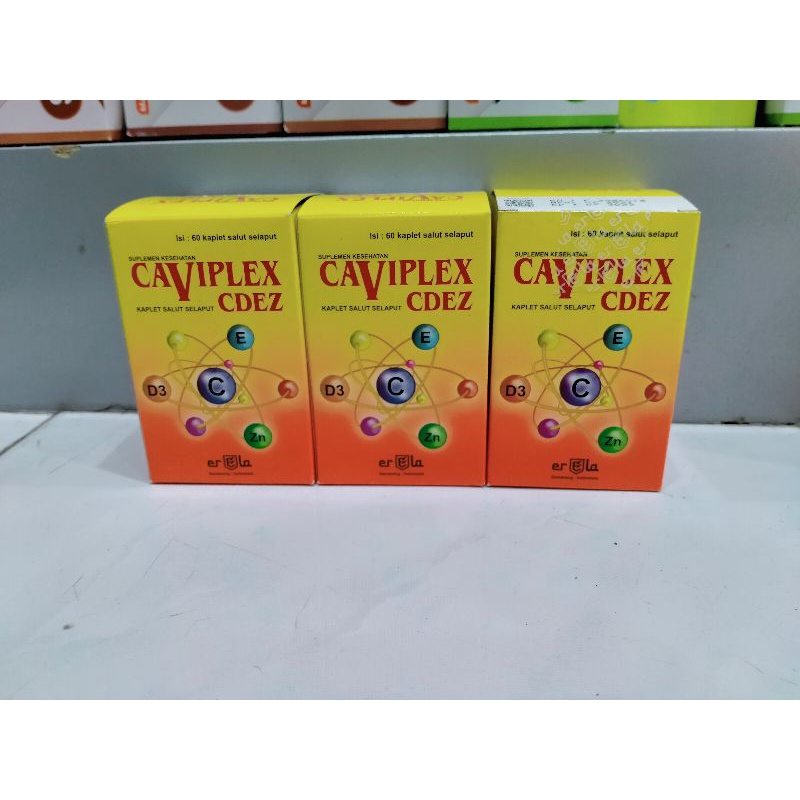 Jual Caviplex CDEZ || multivitamin dan mineral || vitamin Zn Vitamin D3 ...