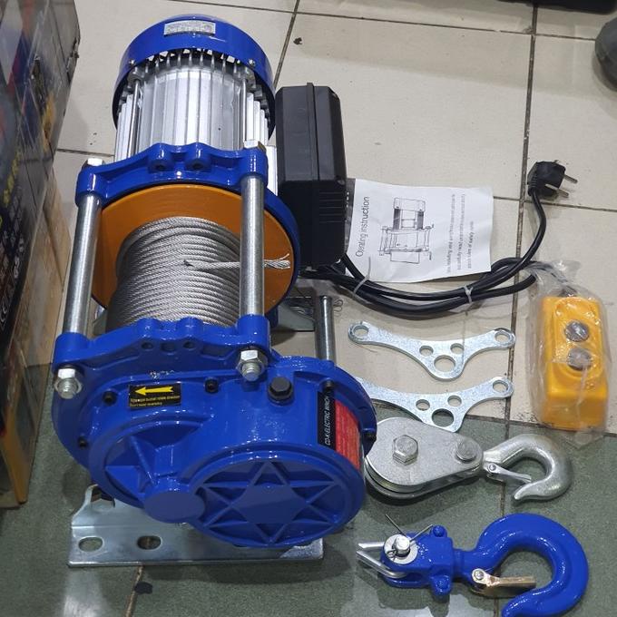 Jual Winch Electric Hoist 1000 Kg Silent Dinamo Katrol Elektrik Winch ...