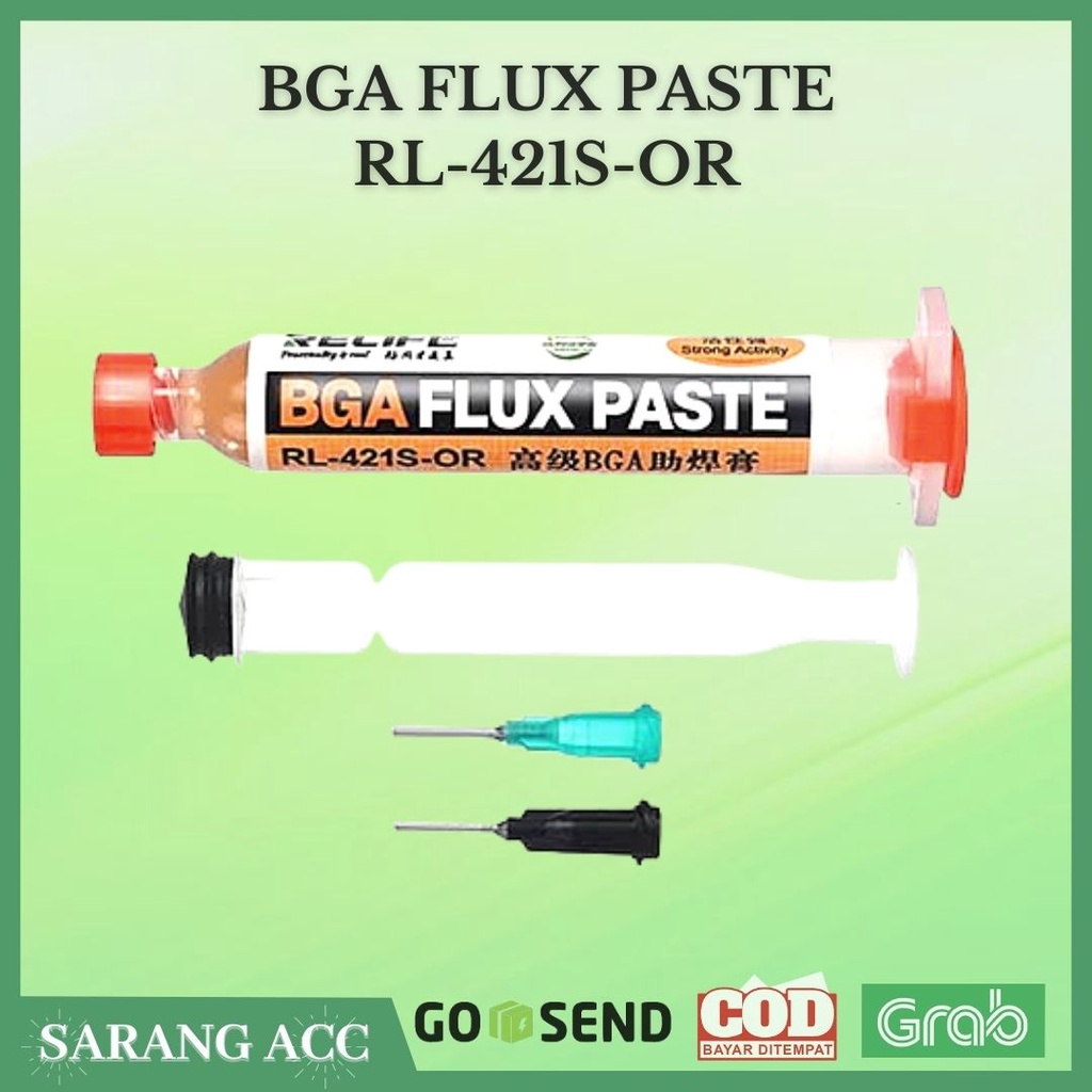 Jual FLUX PASTA RELIFE RL-421S-OR MINYAK PASTA SOLDER | Shopee Indonesia