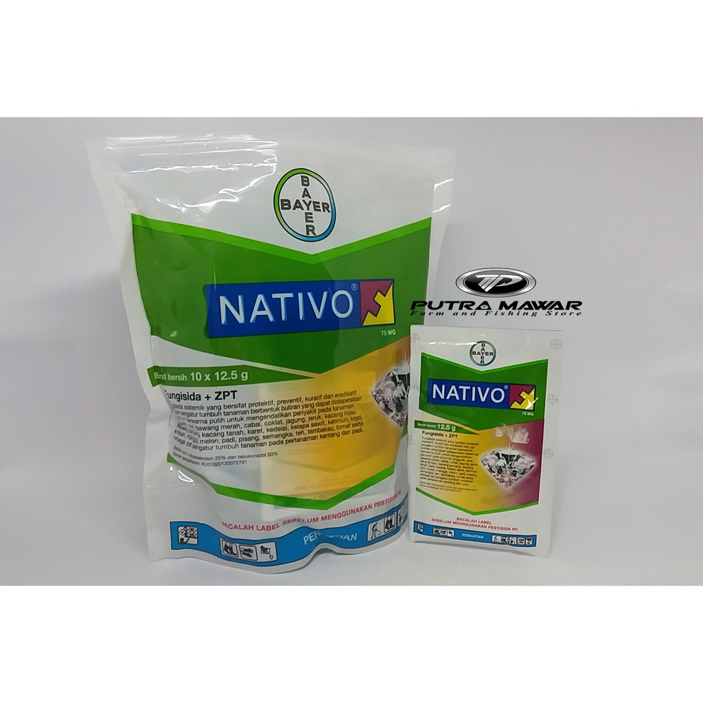Jual Fungisida NATIVO 12.5gr. Bahan Aktif:Trifloksistrobin 25% dan ...