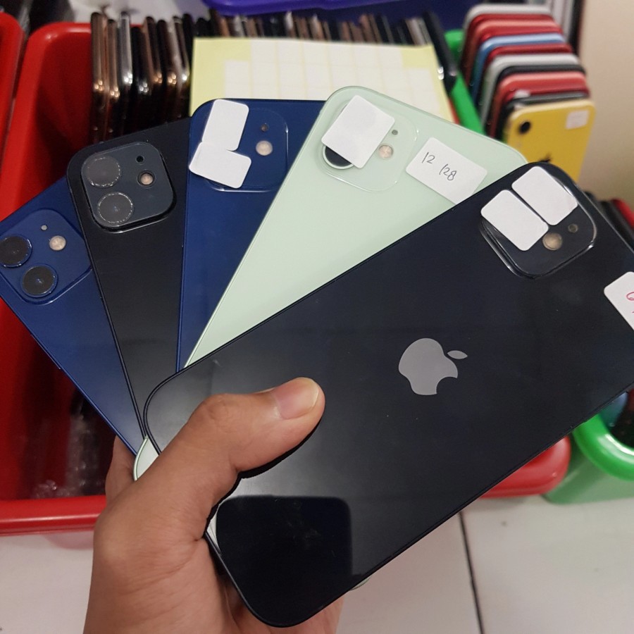 Jual iPhone 12 64GB 128GB 256GB Fullset Original Second Mulus | Shopee Indonesia