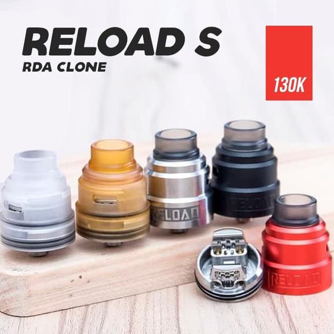 Jual Rda Reload S Super Best Clone 1:1 Uk 24Mm - Merah Murah ...
