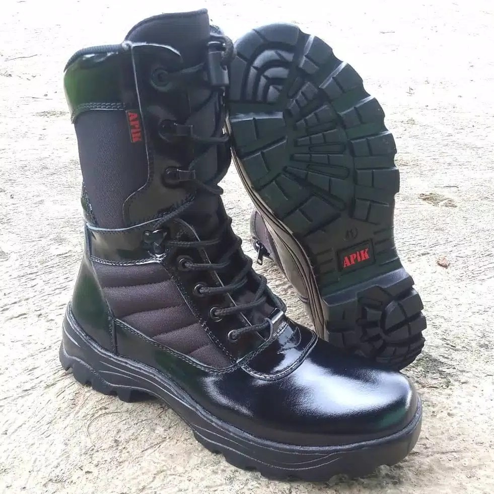 Jual SEPATU PDL DELTA TITAN KULIT ASLI KILAP APIK SEPATU PDL TNI POLRI ...
