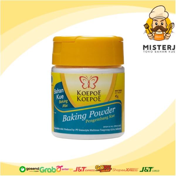 Jual Koepoe Koepoe Baking Powder | Pengembang Kue Bubuk | 45 Gram ...