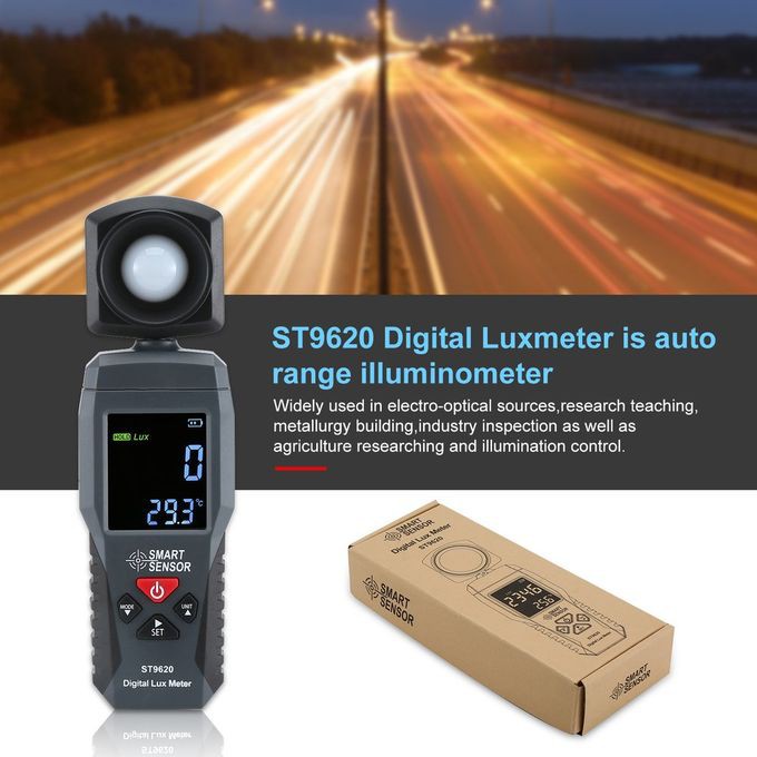 Jual Lux Meter Smart Sensor ST9620 Light Tester ST-9620 Illuminometer ...