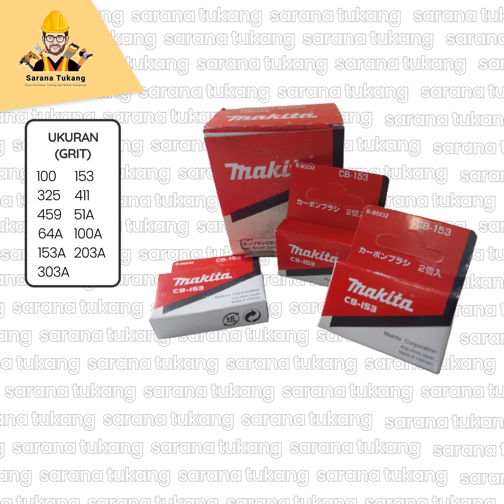 Jual Arang Makita CB | Carbon Brush Makita Asli | Murah Berkualitas | Shopee Indonesia