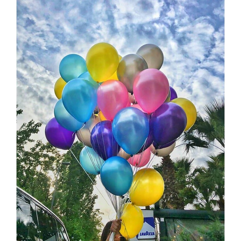 Jual isi 10 balon metalik ukuran 12 inch | Shopee Indonesia