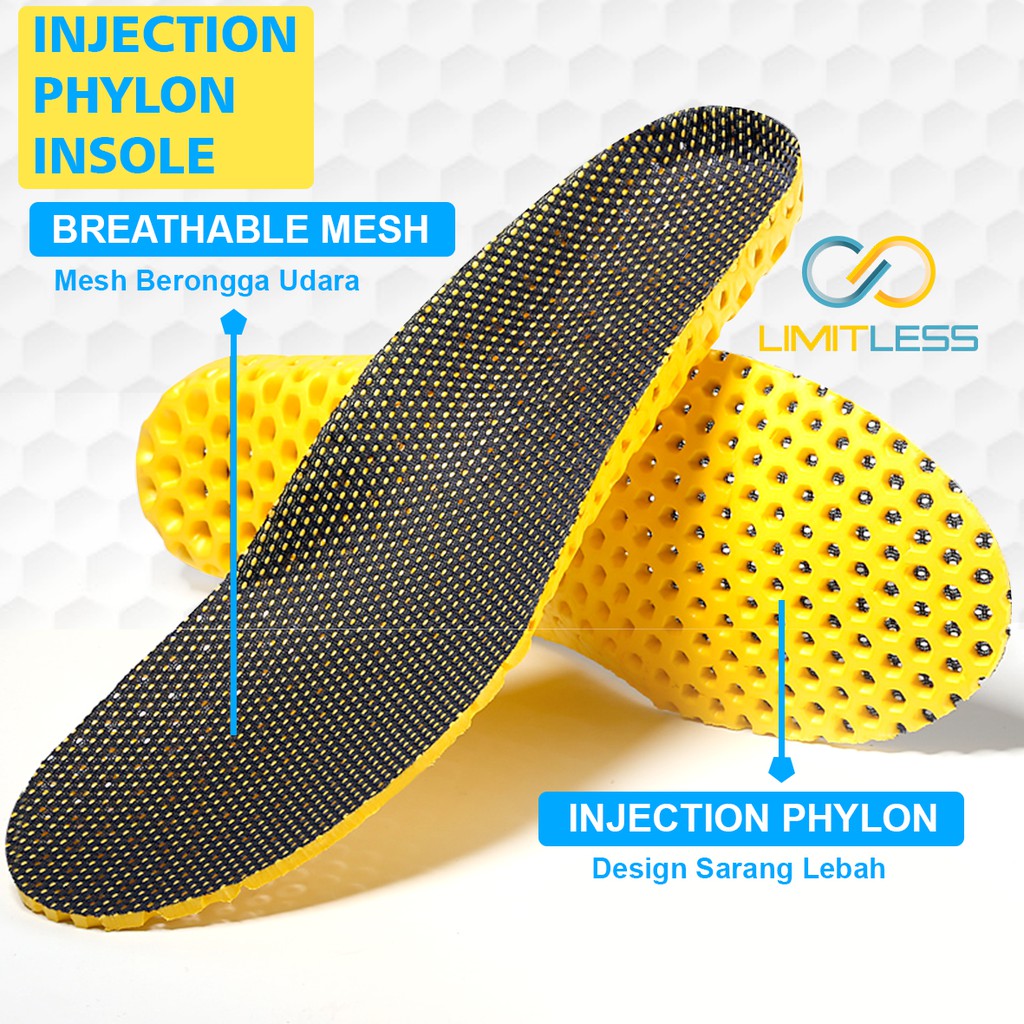 Jual [5.5 MEGA SHOPPING DAY] Insole Sepatu Injection Phylon Anti Bau ...