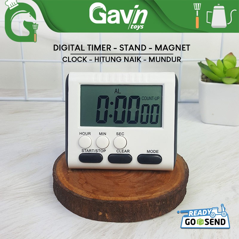 Jual Digital Timer Magnet Stand Kitchen Timer Magnetic Oven Timer ...