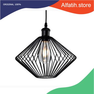 Jual Ace hardware Lampu Gantung Hias Lampion Cage 30 Cm - Hitam ...