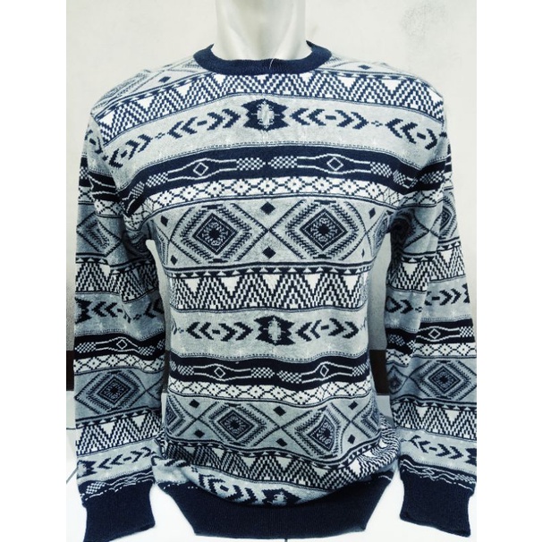 Jual SWEATER RAJUT UNISEX BATIK | Shopee Indonesia