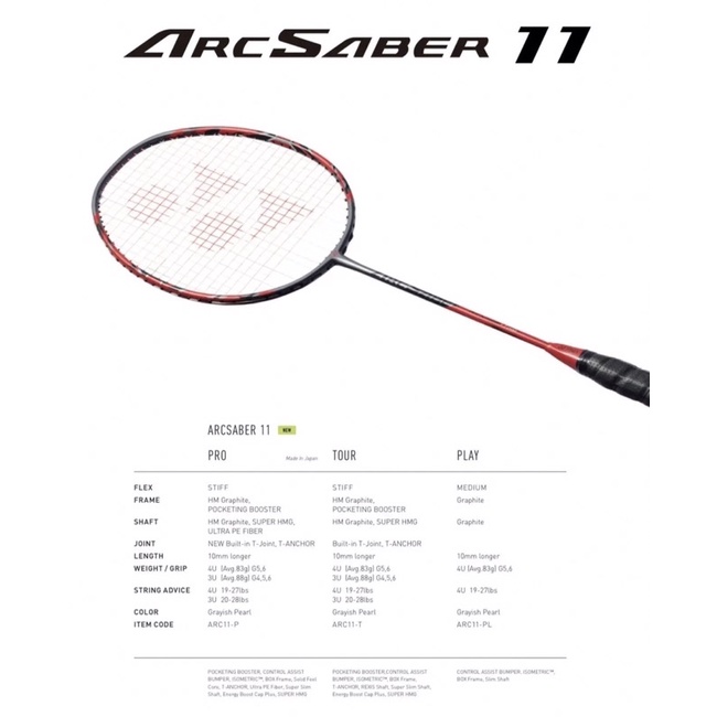 Jual Raket Yonex Arcsaber 11 Pro Original | Shopee Indonesia