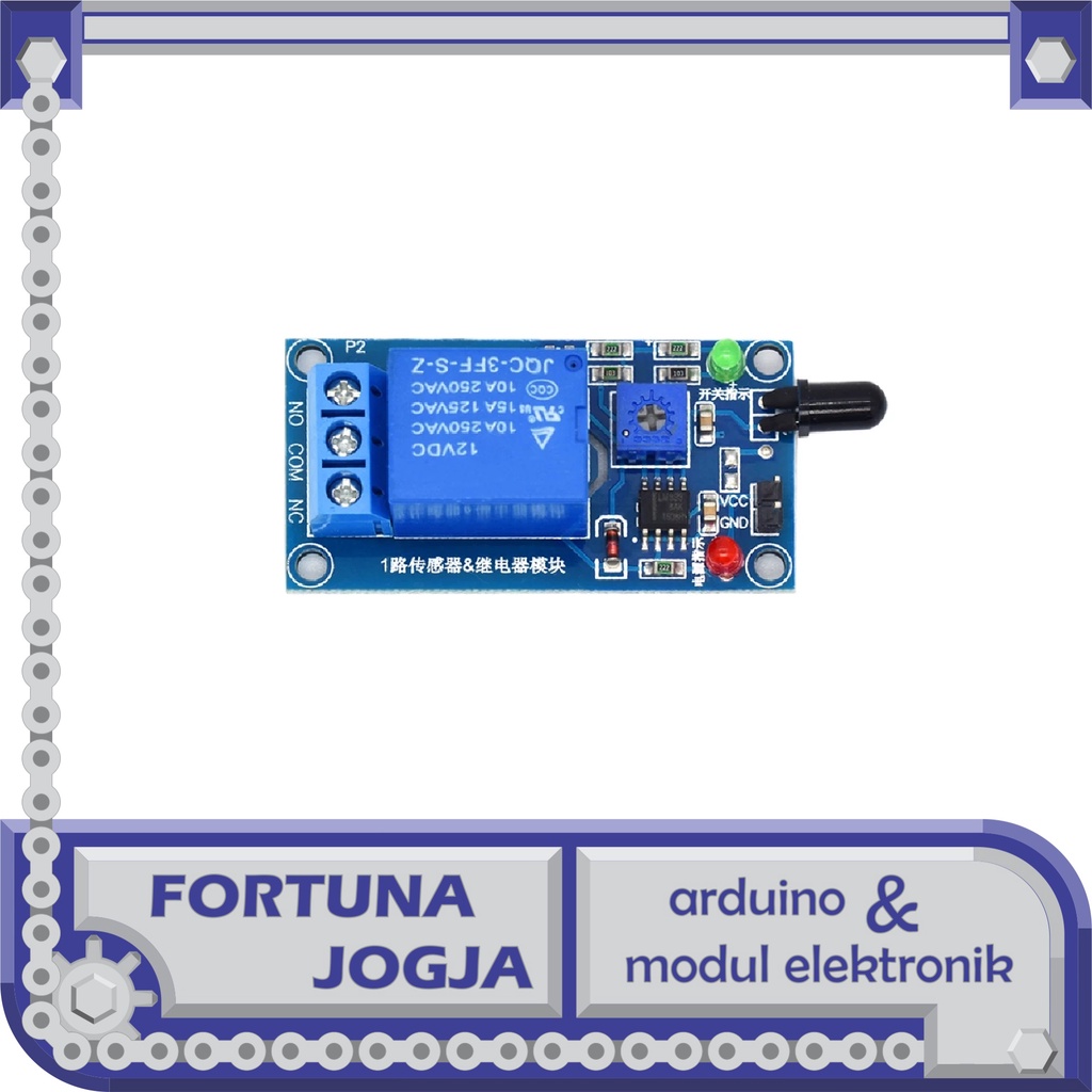 Jual Modul Sensor Pendeteksi Api Dc 5v 12v Infrared Flame Sensor Shopee Indonesia