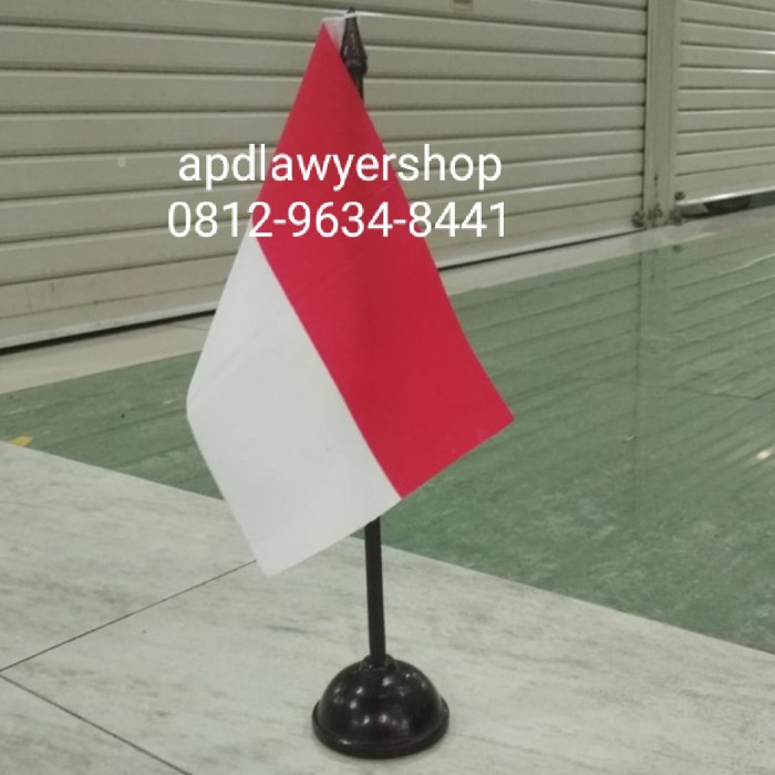 Jual Bendera- Bendera Meja Merah Putih Indonesia Plus Tiang Kayu Dan ...