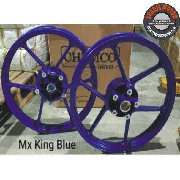 Jual Velg Bintang BRT Chemco Ukuran 160/160 Ring 17 Warna Biru Motor MX ...