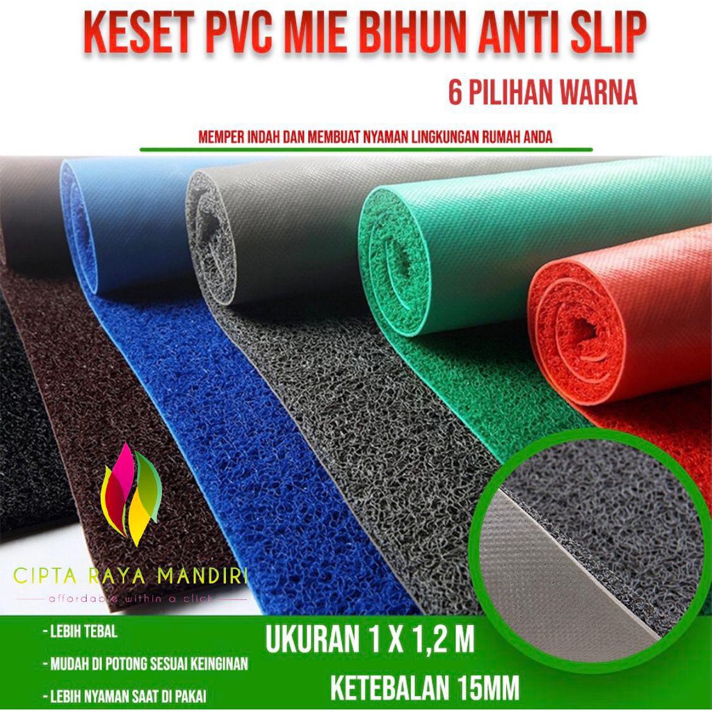 Jual Keset Karpet Karet PVC Mie TEBAL/ Keset RUMAH Bihun Tebal 15mm ...