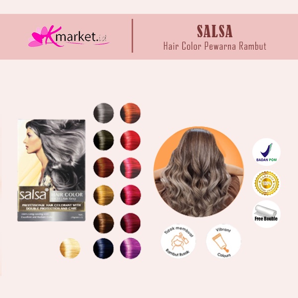 Jual SALSA HAIR COLOR / SEMIR RAMBUT SALSA / CAT RAMBUT / PEWARNA ...