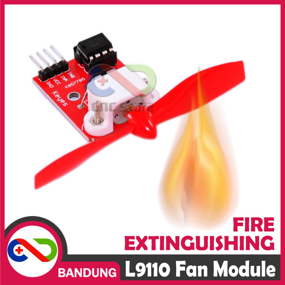 Jual L9110 FAN 5V MODULE XD67 FOR FIRE EXTINGUISHING ROBOT KIPAS ...