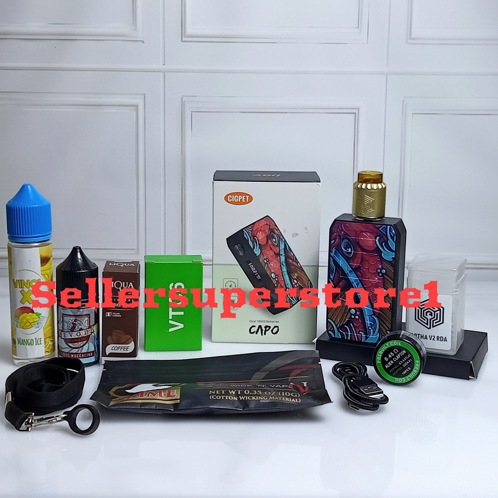 Jual (TRS) VAPOOR VAPEE FULLSET CAPO IJOYY ORIGINAL FULLSET SIAP PAKAI ...