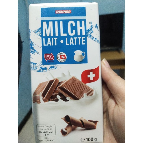 Jual Coklat Denner made in Swiss 100g | Shopee Indonesia