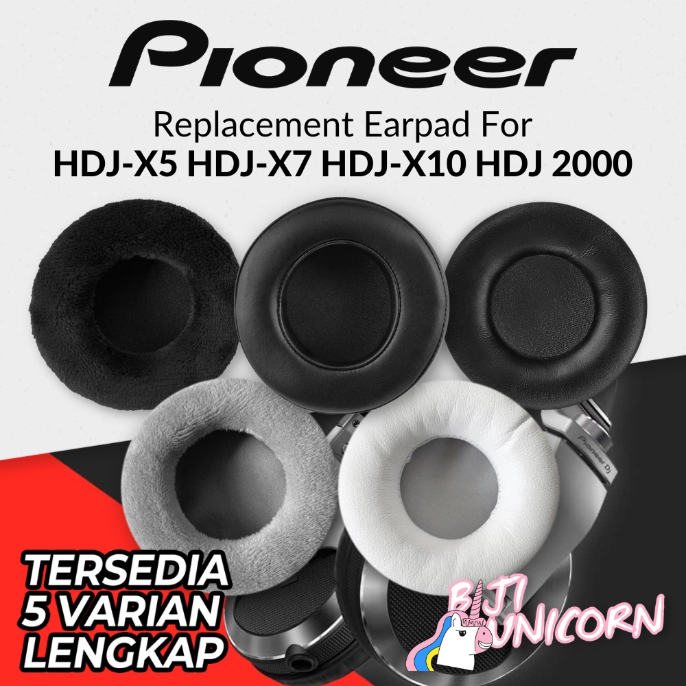 Jual Earpad Earcup Ear Cushion Pioneer HDJ-X5 HDJ-X7 HDJ-X10 HDJ 2000 Busa Bantalan Foam ...